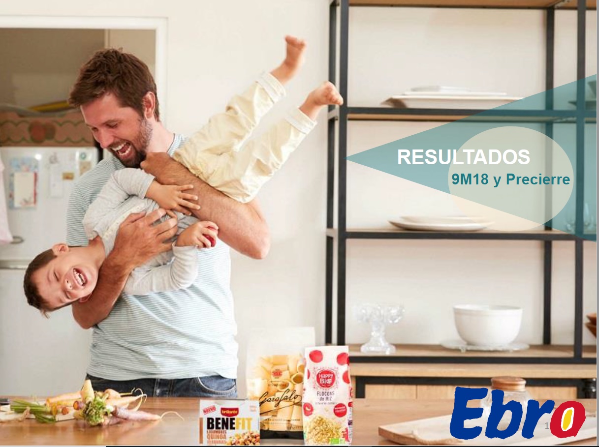 Presentación relativa a los resultados del Grupo Ebro Foods - Ebro Foods